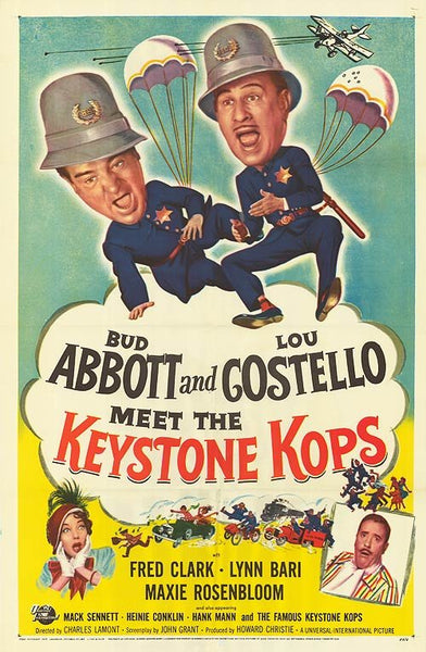 Abbott And Costello Meet The Keystone Kops (1955) Colorized Version DV ...