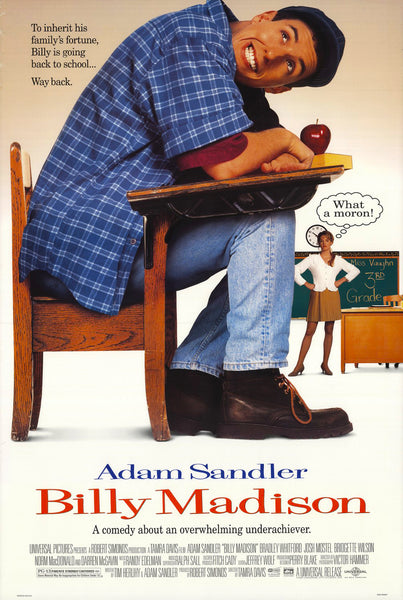 Billy Madison (1995) - Adam Sandler – Elvis DVD Collector & Movies Store