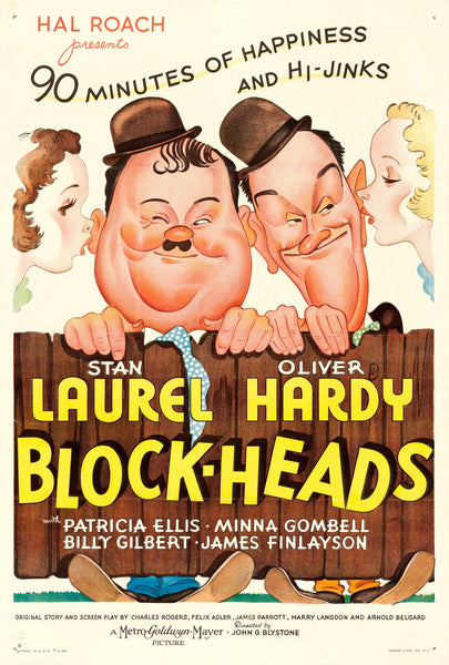 Block-Heads (1938) - Laurel & Hardy Colorized Version – Elvis DVD ...