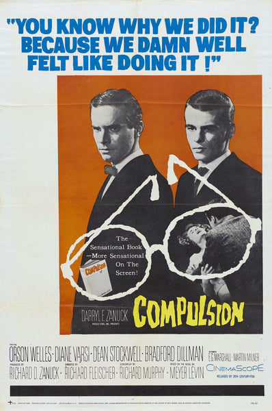 Compulsion (1959) - Orson Welles Colorized Version DVD – Elvis DVD ...