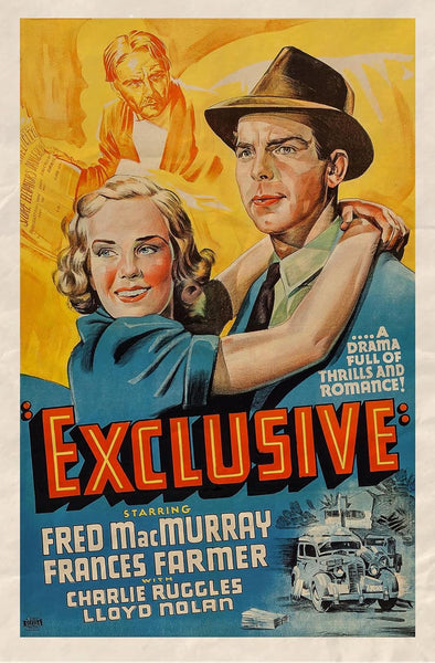 Exclusive (1937) - Fred MacMurray – Elvis DVD Collector & Movies Store