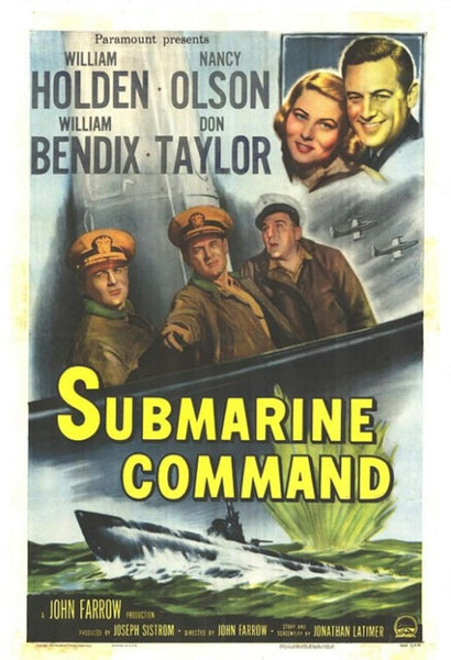 Submarine Command (1951) - William Holden Colorized Version DVD – Elvis ...