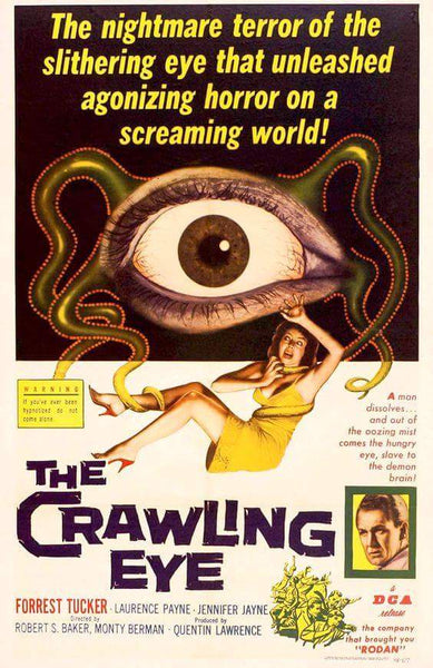 The Crawling Eye (1958) - Forrest Tucker Colorized Version DVD – Elvis ...