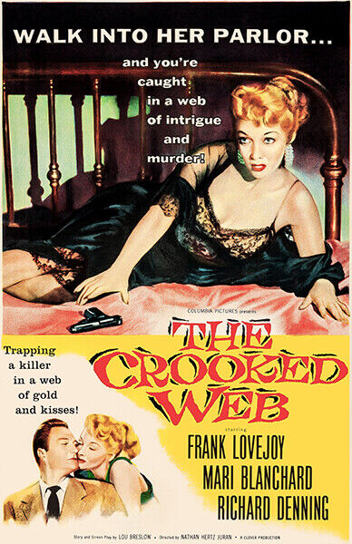 The Crooked Web (1955) - Frank Lovejoy Colorized Version DVD – Elvis ...