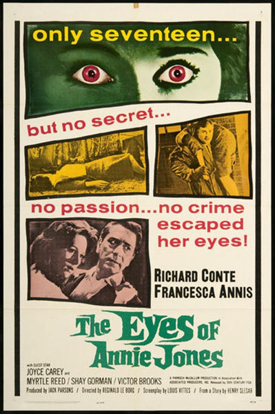 The Eyes Of Annie Jones (1964) - Richard Conte DVD – Elvis DVD ...