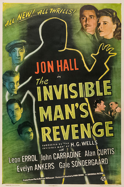 The Invisible Man´s Revenge (1944) - Jon Hall Colorized Version – Elvis ...