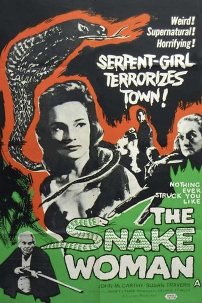 The Snake Woman (1961) - John McCarthy Colorized Version DVD – Elvis ...