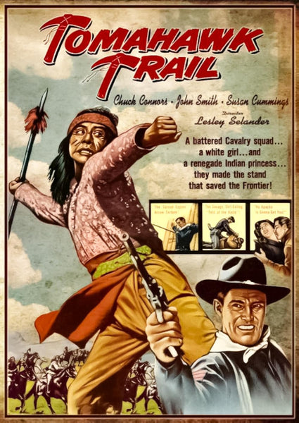 Tomahawk Trail (1956) - Chuck Connors Colorized Version DVD – Elvis DVD ...