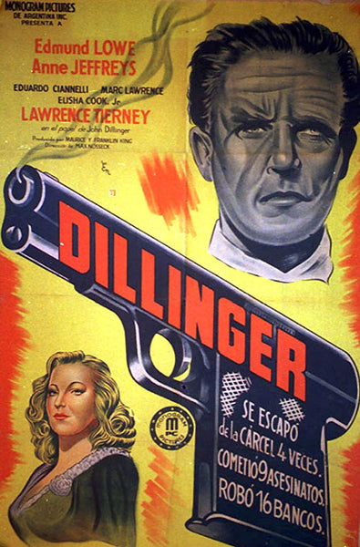 Dillinger (1945) - Edmund Lowe DVD – Elvis DVD Collector & Movies Store