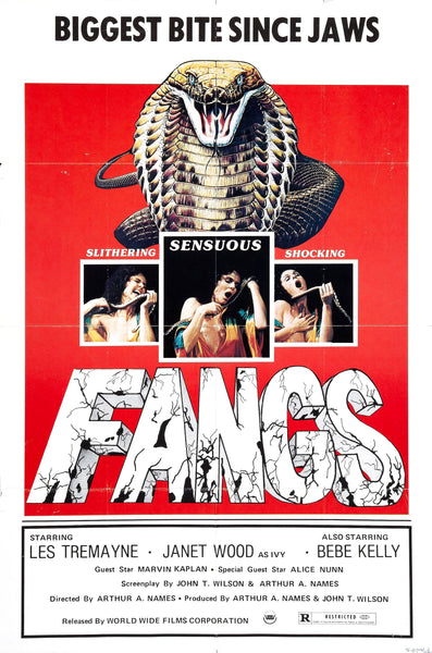 Fangs (1974) - Les Tremayne DVD – Elvis DVD Collector & Movies Store