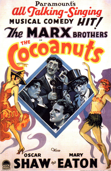 The Cocoanuts (1929) - Marx Brothers DVD Colorized Version – Elvis DVD ...