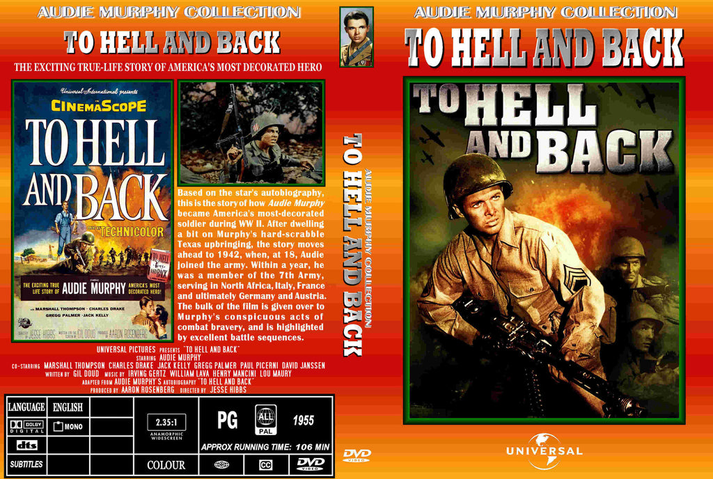 To Hell And Back (1955) - Audie Murphy DVD – Elvis DVD Collector ...