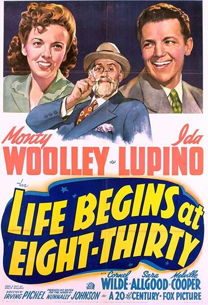 Life Begins at Eight Thirty (1942) - Ida Lupino DVD – Elvis DVD ...