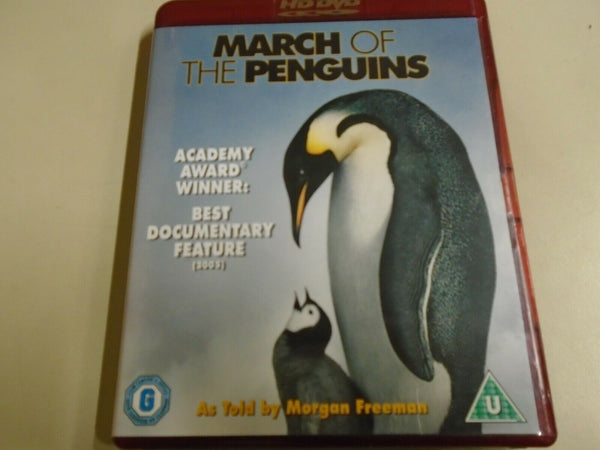 March Of The Penguins (2005) - Morgan Freeman HD DVD – Elvis DVD ...