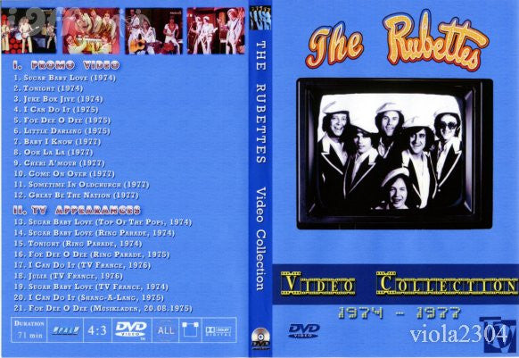 The Rubettes : Video Collection DVD – Elvis DVD Collector & Movies Store