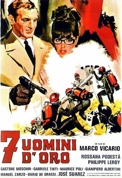 Seven Golden Men (1965) - Philippe Leroy DVD – Elvis DVD Collector ...